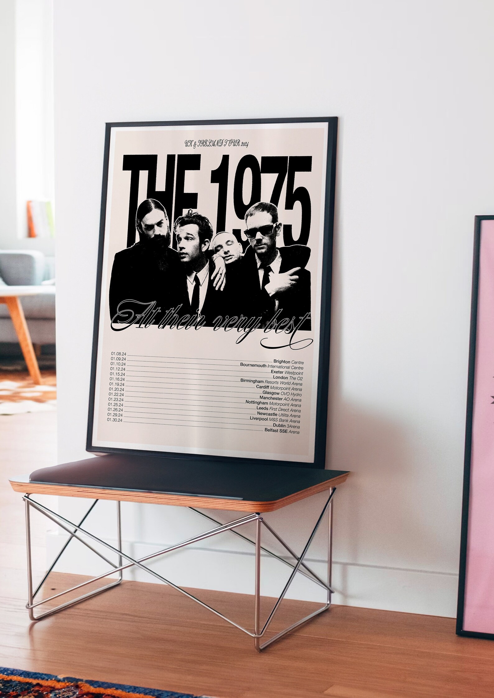 1975 Music Print 1975 at Their Very Best UK & Ireland Tour Poster Music ...