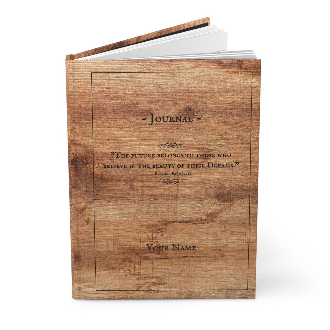 Personalized Wood Burning, Hardcover Journal 5.45" X 8", Pyrography ...