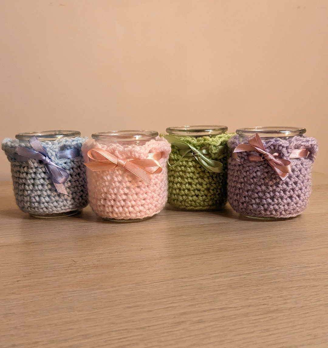 Crochet Candle Holders - Etsy