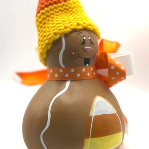 Candy Corn Gingerbread Gourd - Etsy