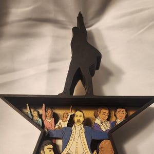 Hamilton 3D Layered Art | Laser Cut SVG File - Etsy