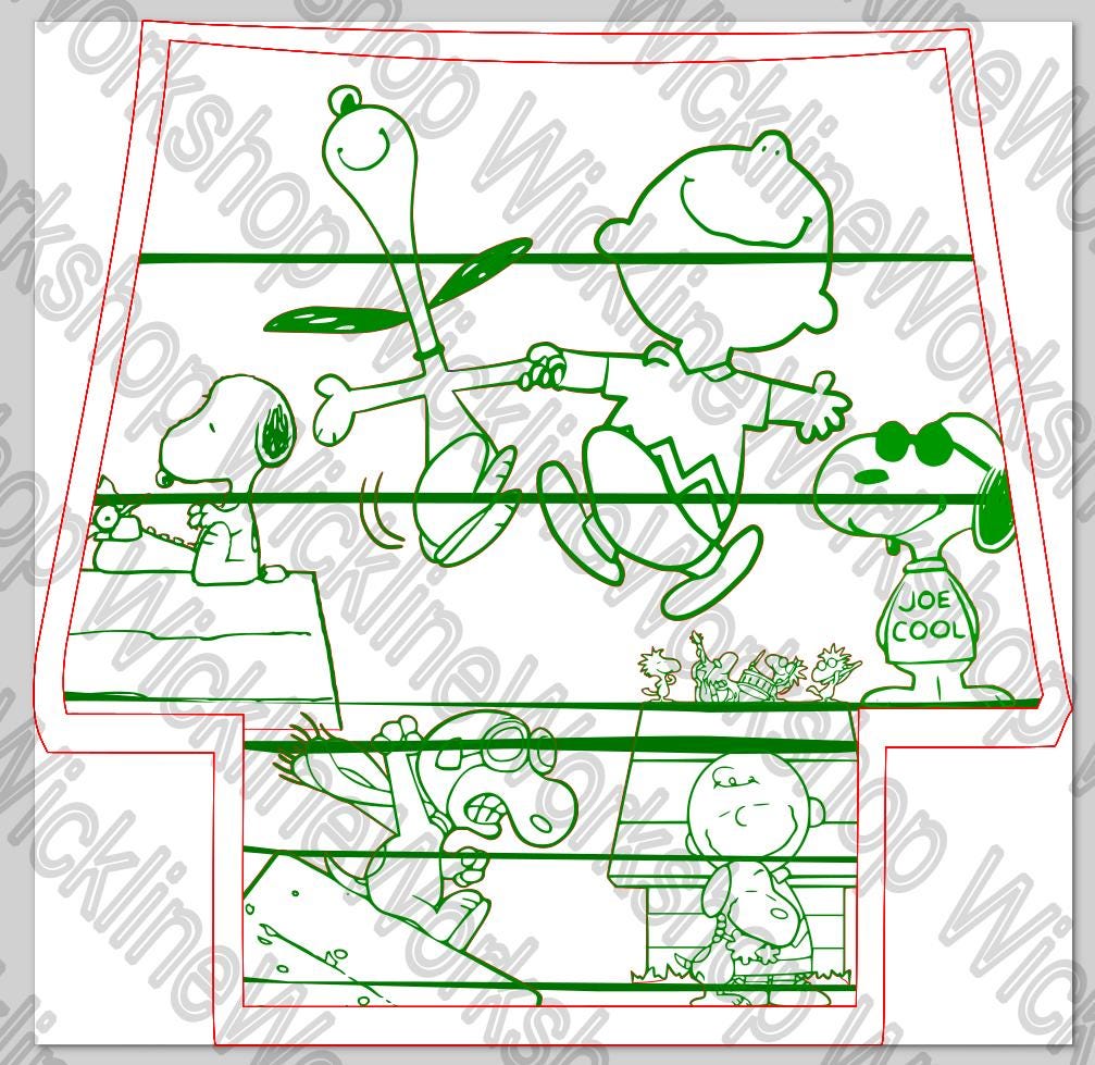 Snoopy 3D Layered Art | Laser Cut File (SVG) - Etsy