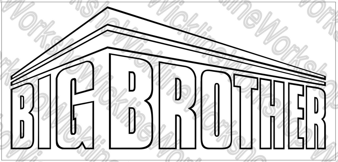 Big Brother Logo SVG File - Etsy