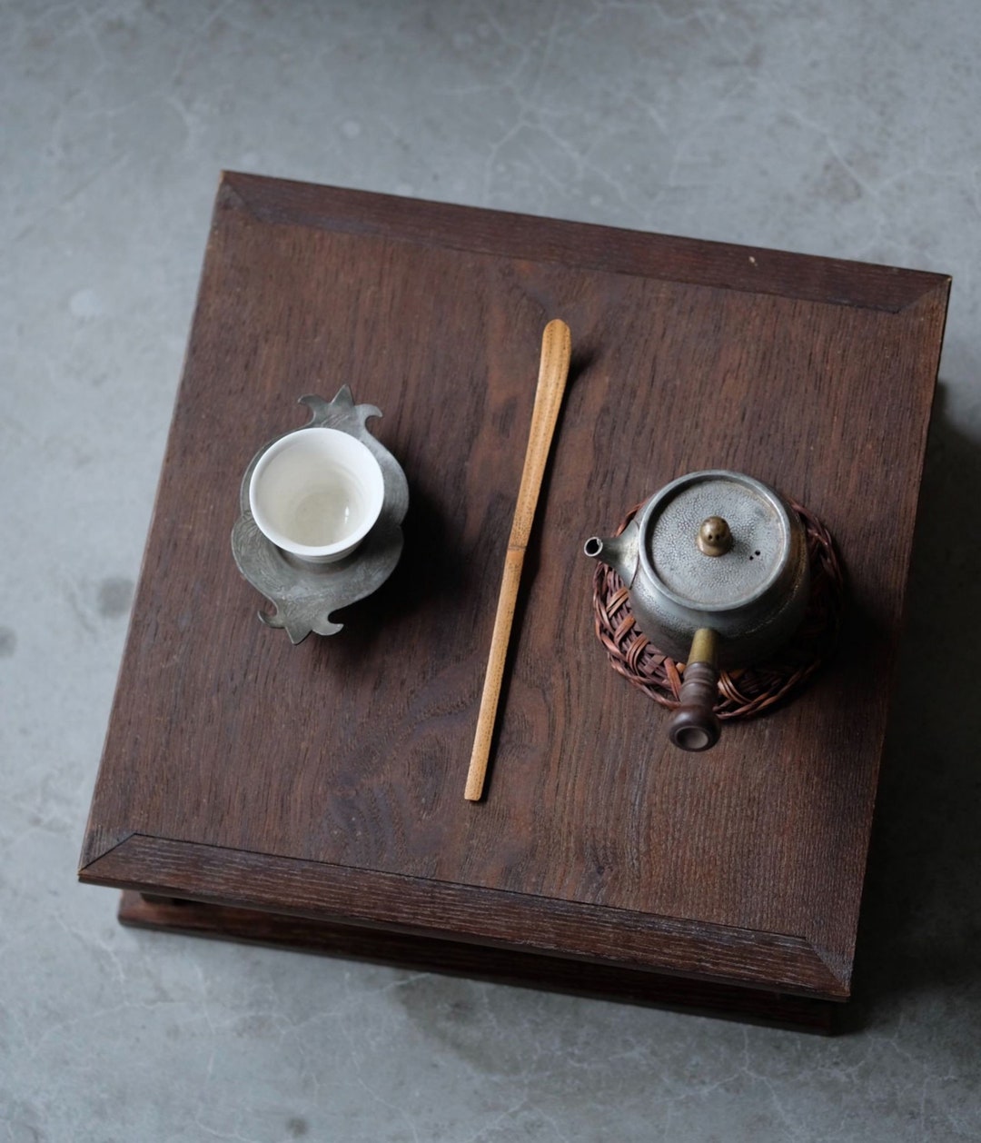 Retro Solid Wood Mini Table Handcrafted Dark Wood Table - Etsy