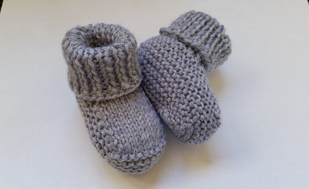 Baby Booties, Knitted Baby Shoes, Baby Boy Booties, Newborn Booties ...