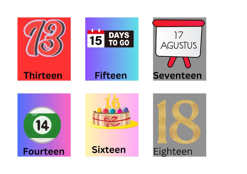 Learn to Count to 30 Flashcards for Teachers to Teach Their Students ...