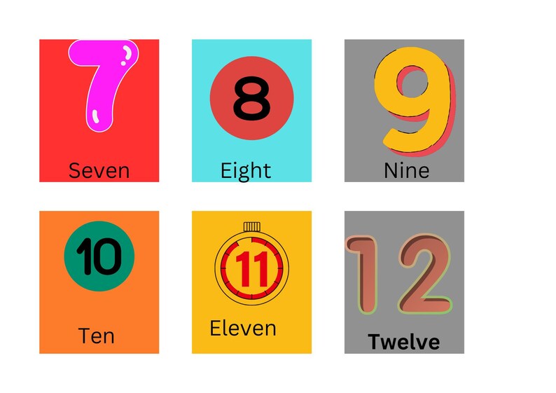 Learn to Count to 30 Flashcards for Teachers to Teach Their Students ...