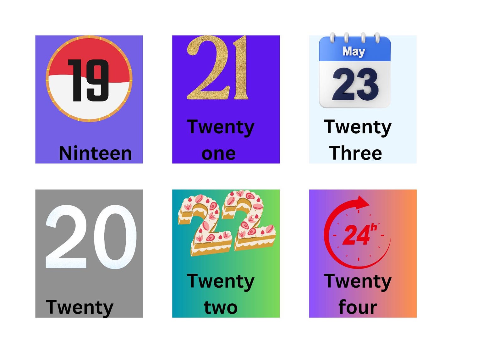 Learn to Count to 30 Flashcards for Teachers to Teach Their Students ...
