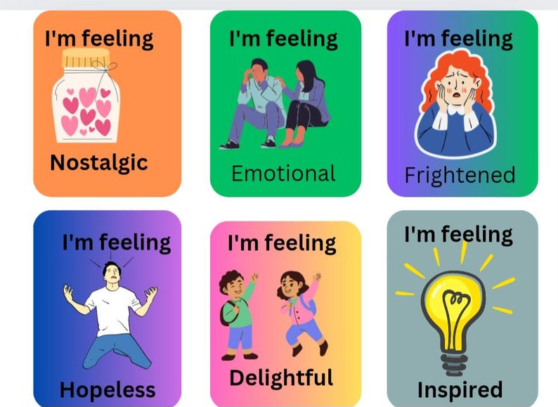 Understanding Emotions Flashcards for Teachers to Use With Their ...