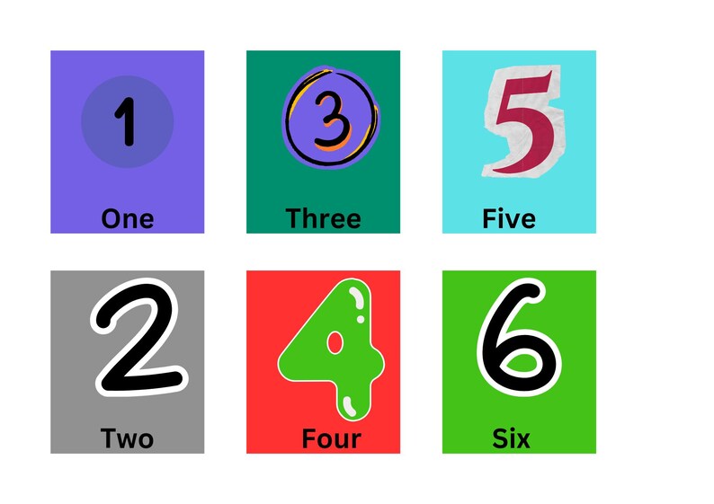 Learn to Count to 30 Flashcards for Teachers to Teach Their Students ...