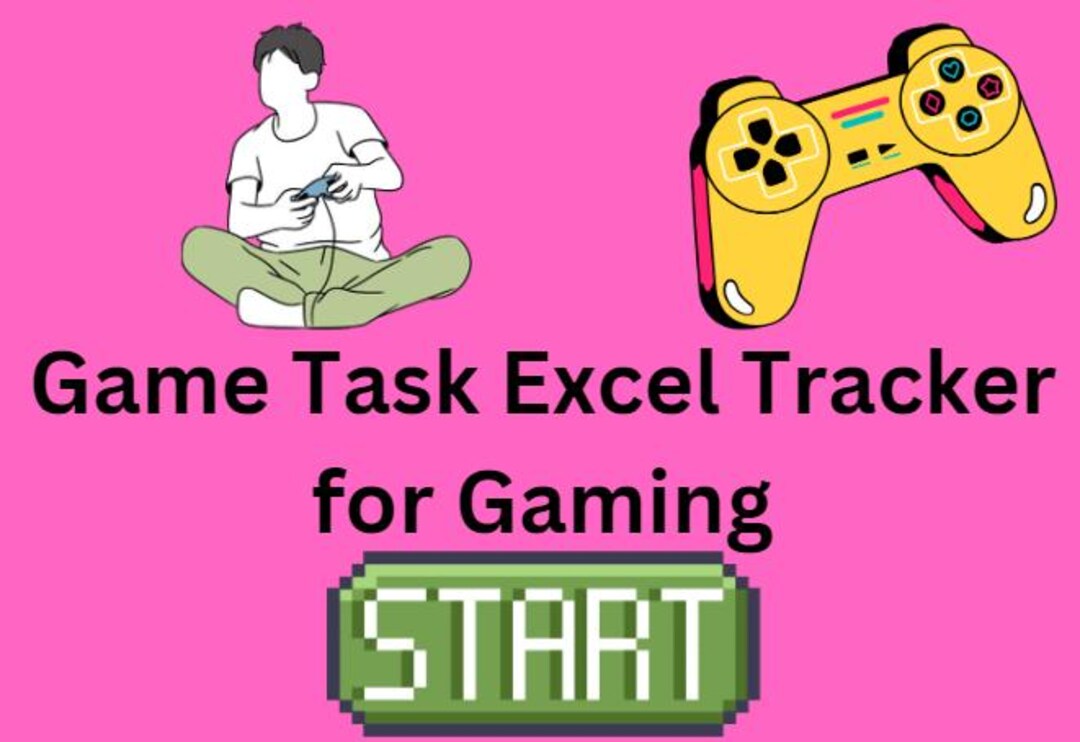 Customisable Game Task Excel Tracker for Gaming . - Etsy