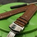 Longines 18mm 19mm 20mm Brown Leather Watch Strap With Stainless Steel ...