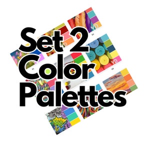 45 Printable Color Palettes Set 2: Color Schemes, Color Combinations ...