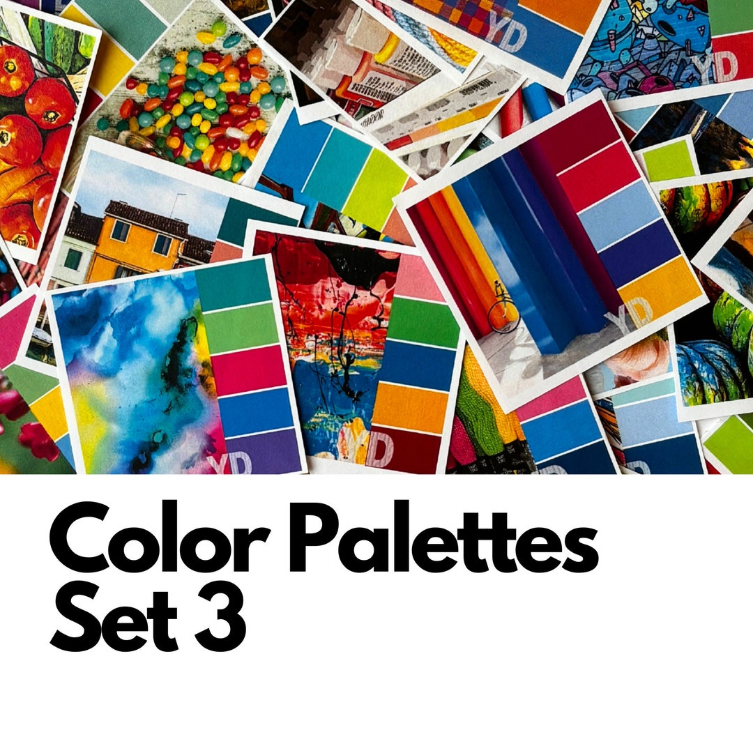 45 Printable Color Palettes Set 3: Color Schemes, Color Combinations ...