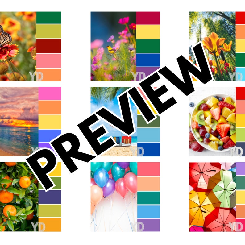 45 Printable Color Palettes: Artist Color Inspiration (print on Demand ...