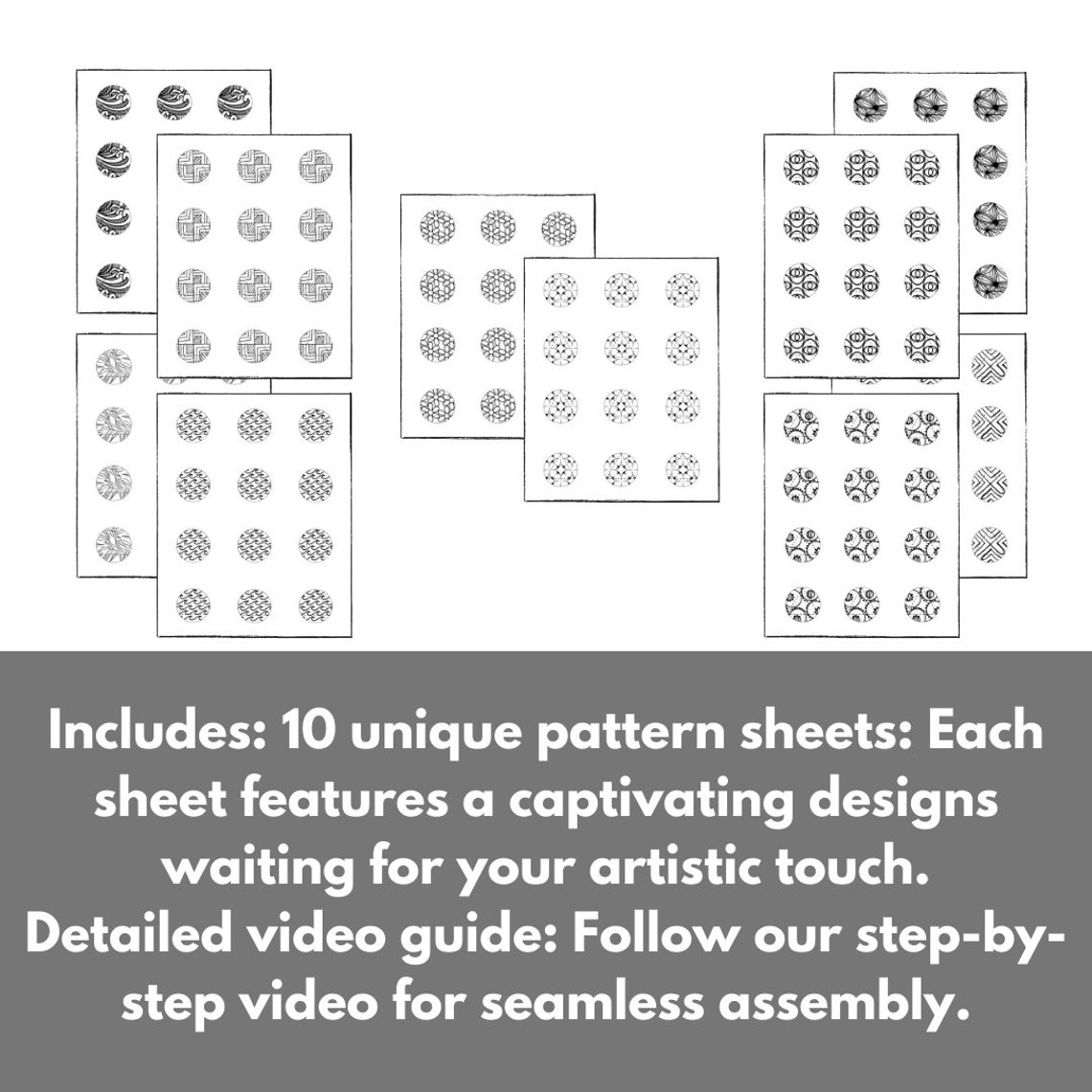 Color Me Geo Bursts: DIY Coloring Craft Project, 3D Paper Craft,paper ...