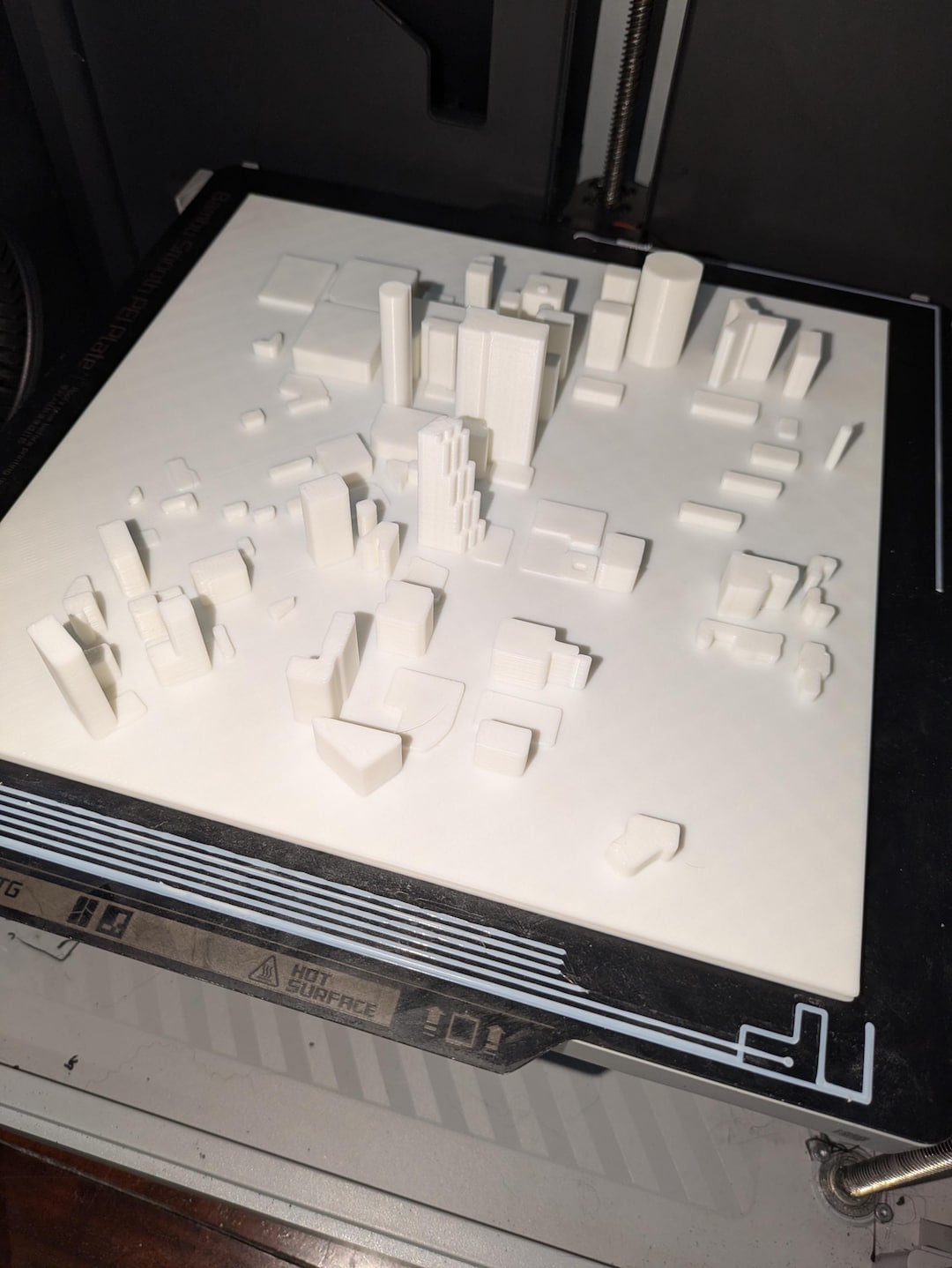 3D Printed City Map - Etsy