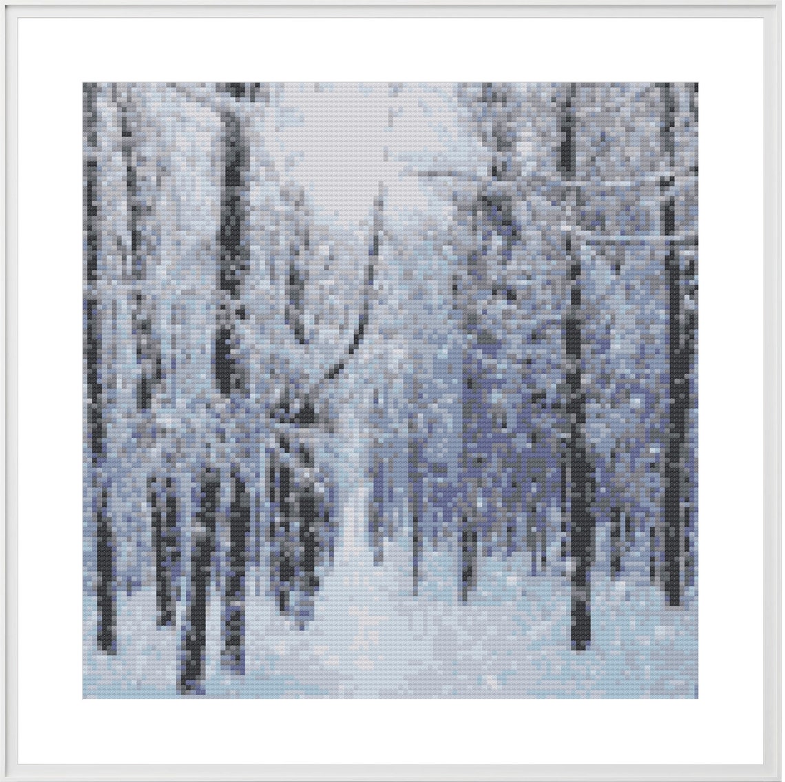 Winter - a Counted Cross Stitch Pattern - Etsy