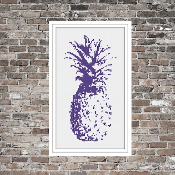 Abstract Pineapple | Etsy