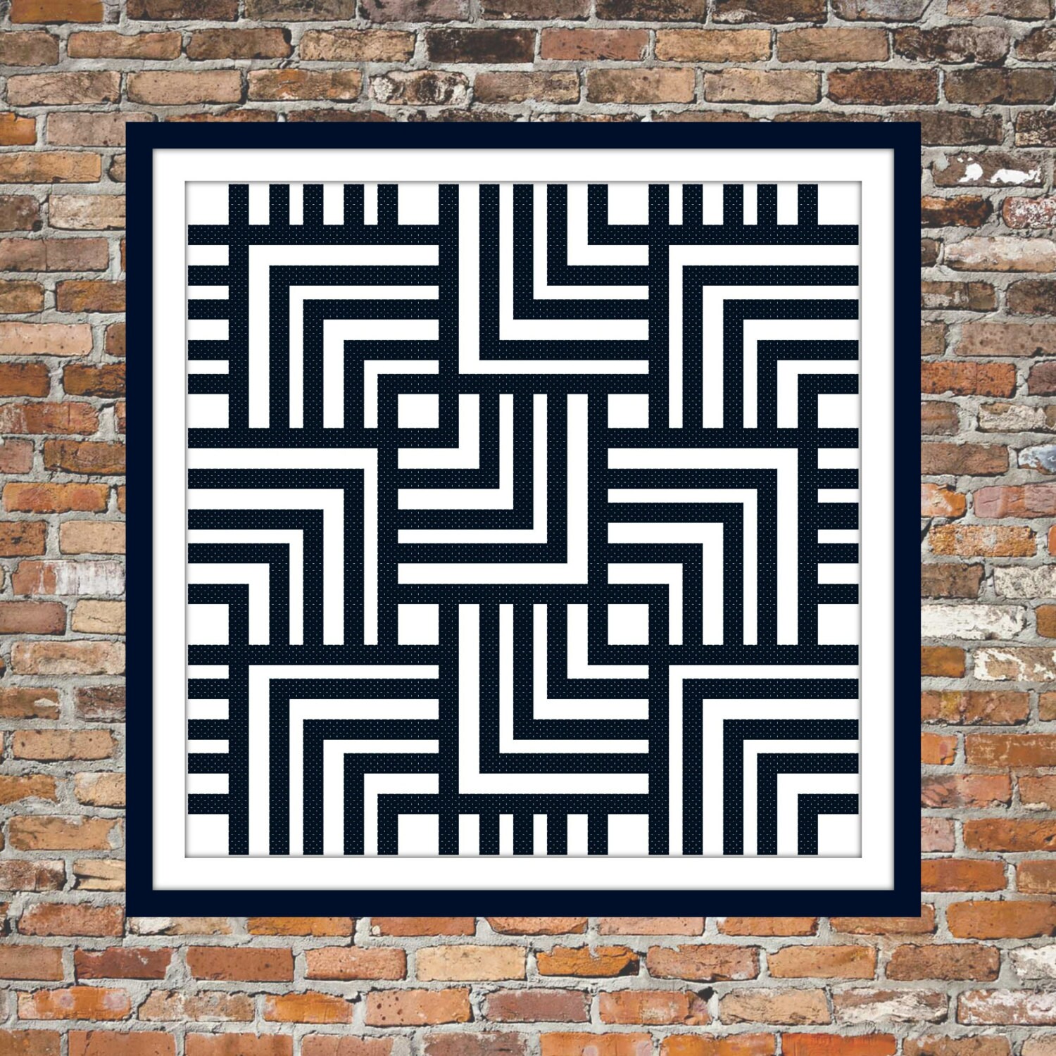 Square Chevron a Counted Cross Stitch Pattern - Etsy