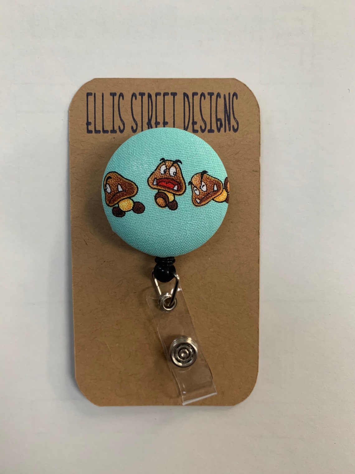 Super Mario Bro Retractable ID Badge Holder | Etsy