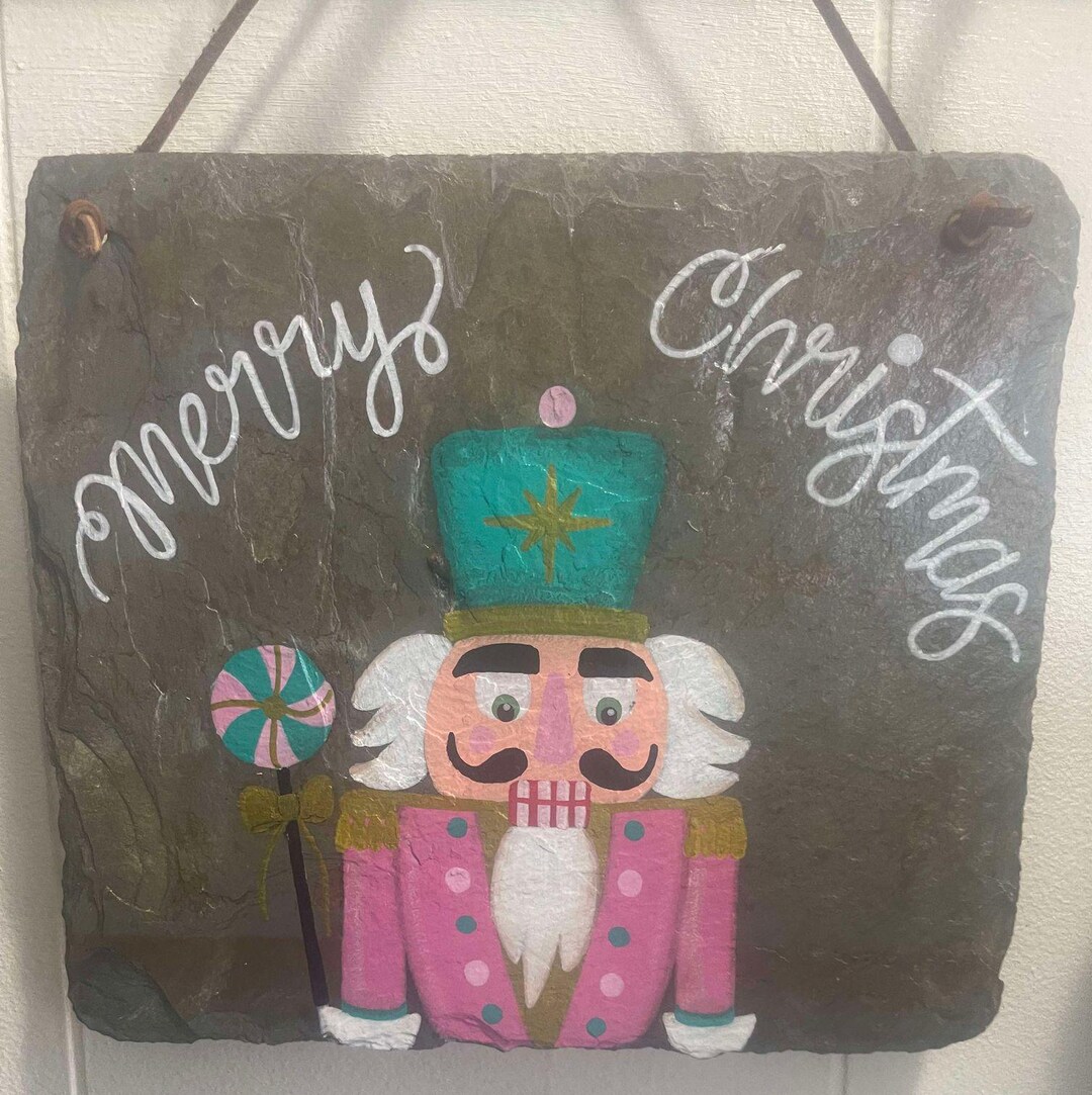 Nutcracker Christmas Sign, Christmas Sign, Outdoor Sign, Hanging Door ...