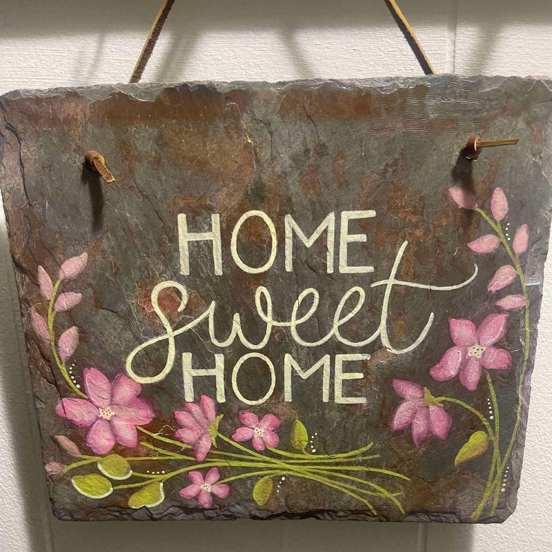 Hand Painted Slate - Etsy