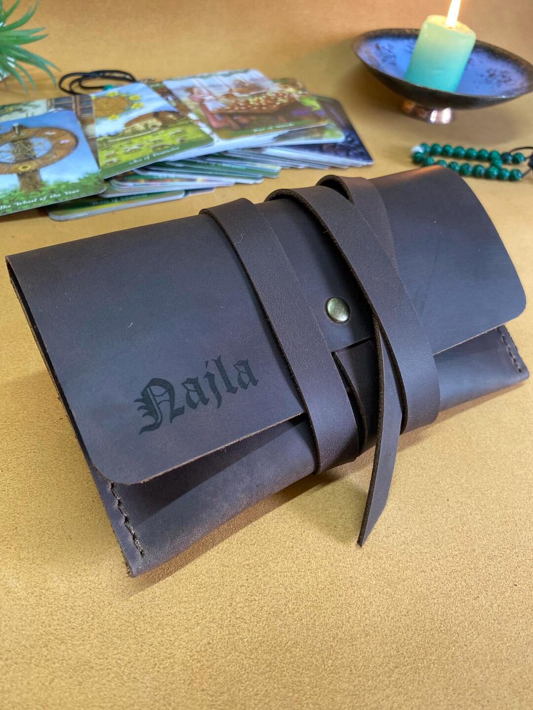 Custom Size Tarot Card Case, Tarot Holder With Personalization - Etsy