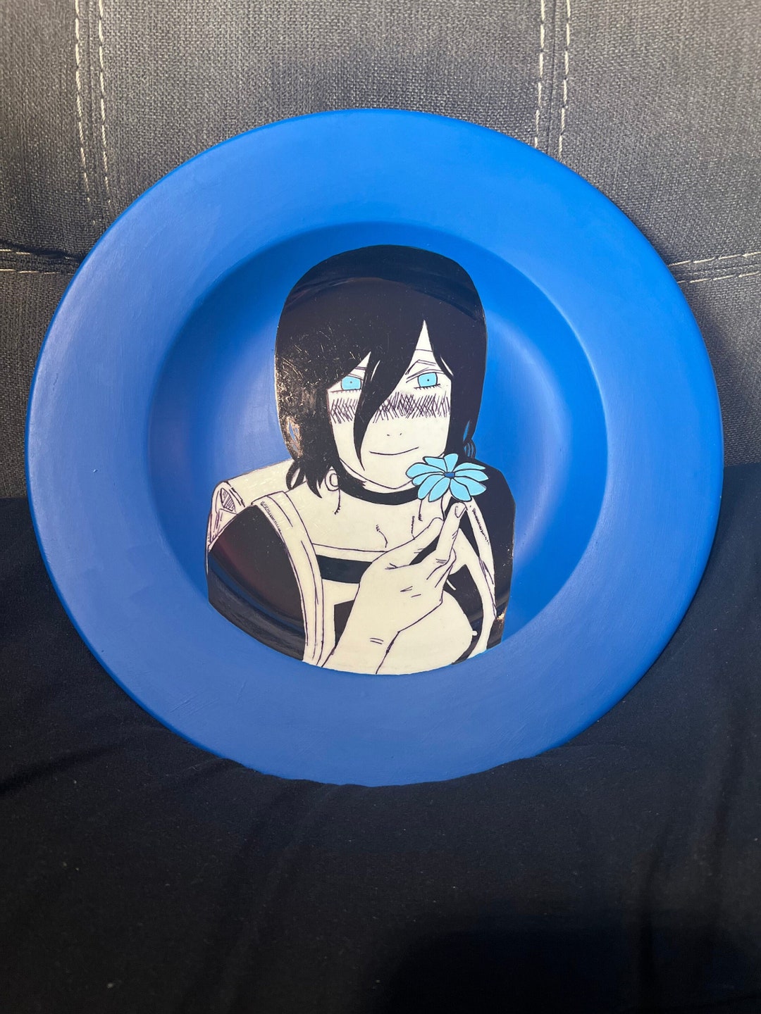 Reze Chainsaw Man Decorative Handmade Painted Anime Manga Plate Csm ...
