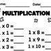 12 Multiplication Printable Practice Worksheets, Learn Multiplication ...