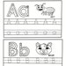 Alphabet Kindergarten Tracing Worksheets, Homeschool Teacher Kids ...