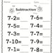 10 Subtraction Printable Teaching Worksheets 1-10, 1st Grade Math, Math ...