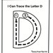 26 Large Alphabet Letters Upper Case Tracing Worksheets, Kindergarten ...