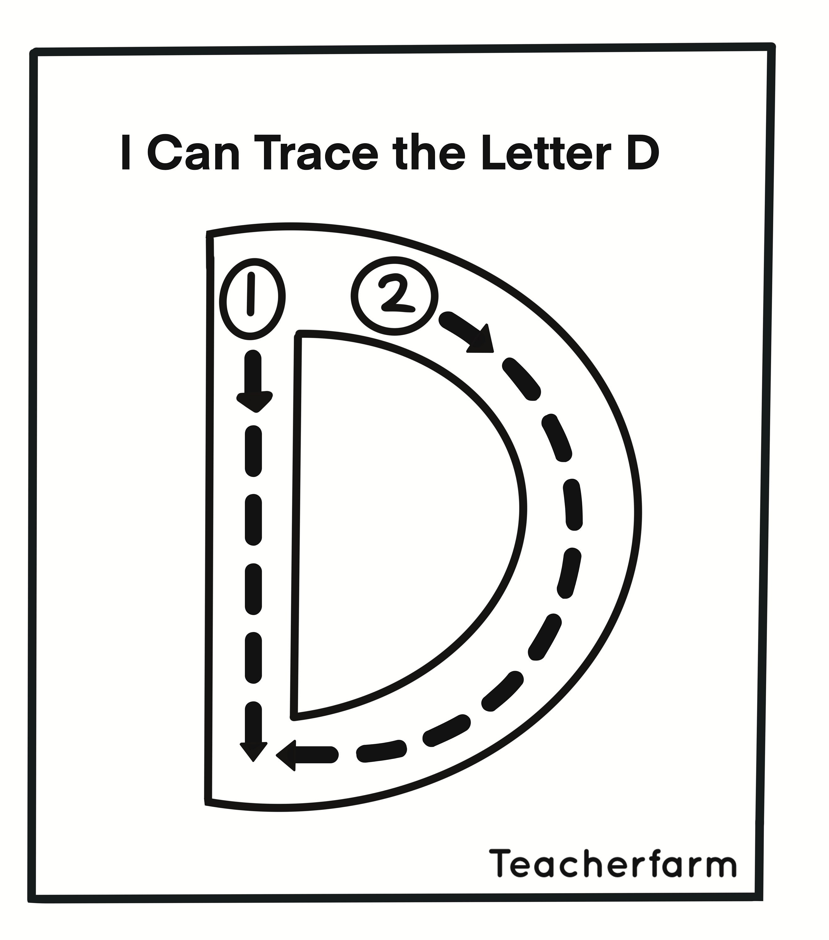 26 Large Alphabet Letters Upper Case Tracing Worksheets, Kindergarten ...