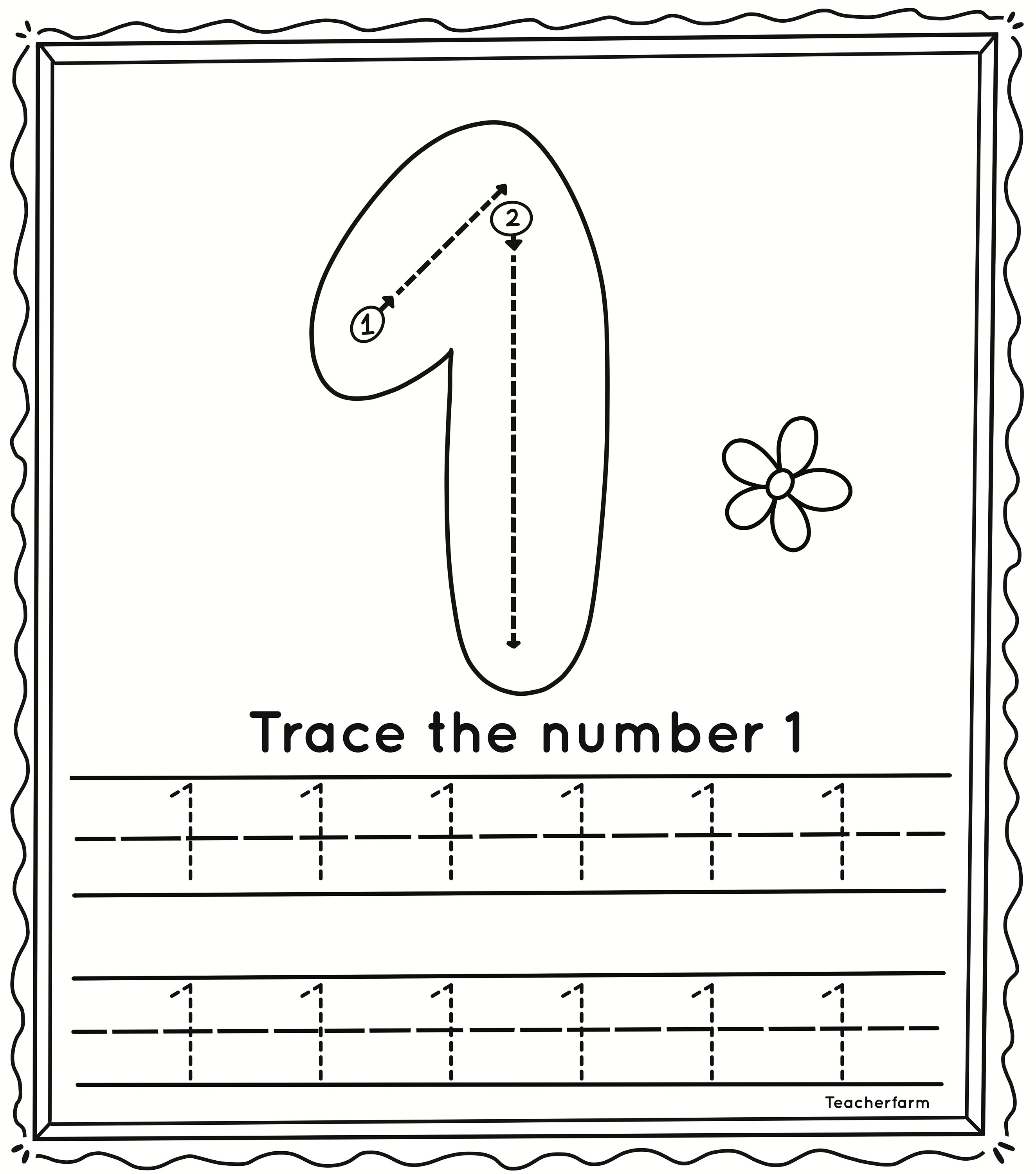 0-20 Number Tracing Worksheets, Kindergarten Handwriting Practice ...