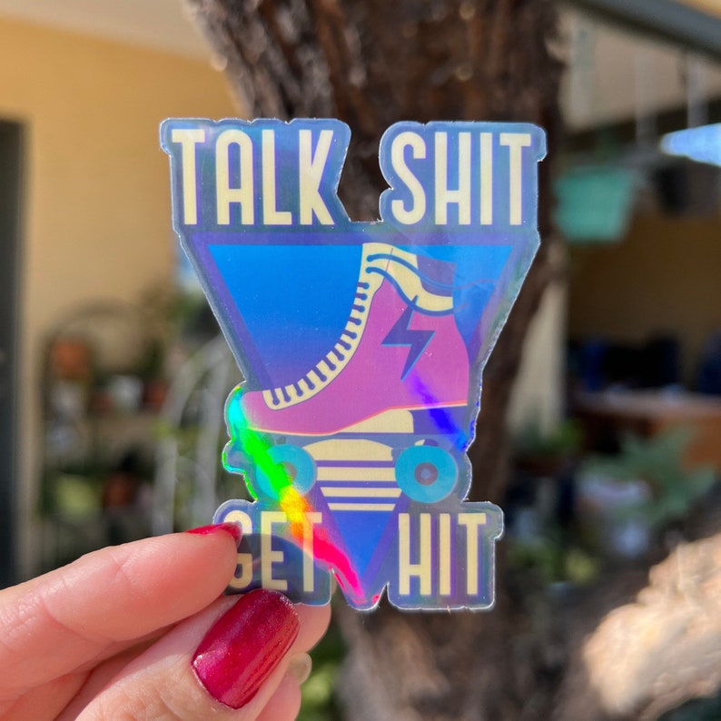 Stranger Things Talk Shit Get Hit Eleven Rink O Mania Roller - Etsy Canada