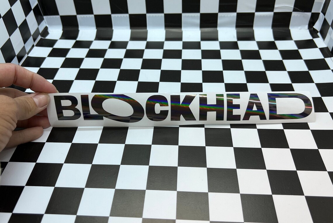 NKOTB Blockhead Holographic Solid or Glitter Colors Vinyl - Etsy