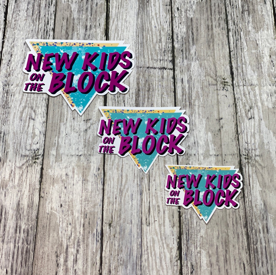 NKOTB New Kids on the Block Glossy Sticker 80s Retro - Etsy