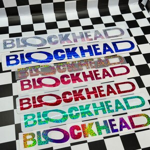 NKOTB Blockhead Holographic Solid or Glitter Colors Vinyl - Etsy