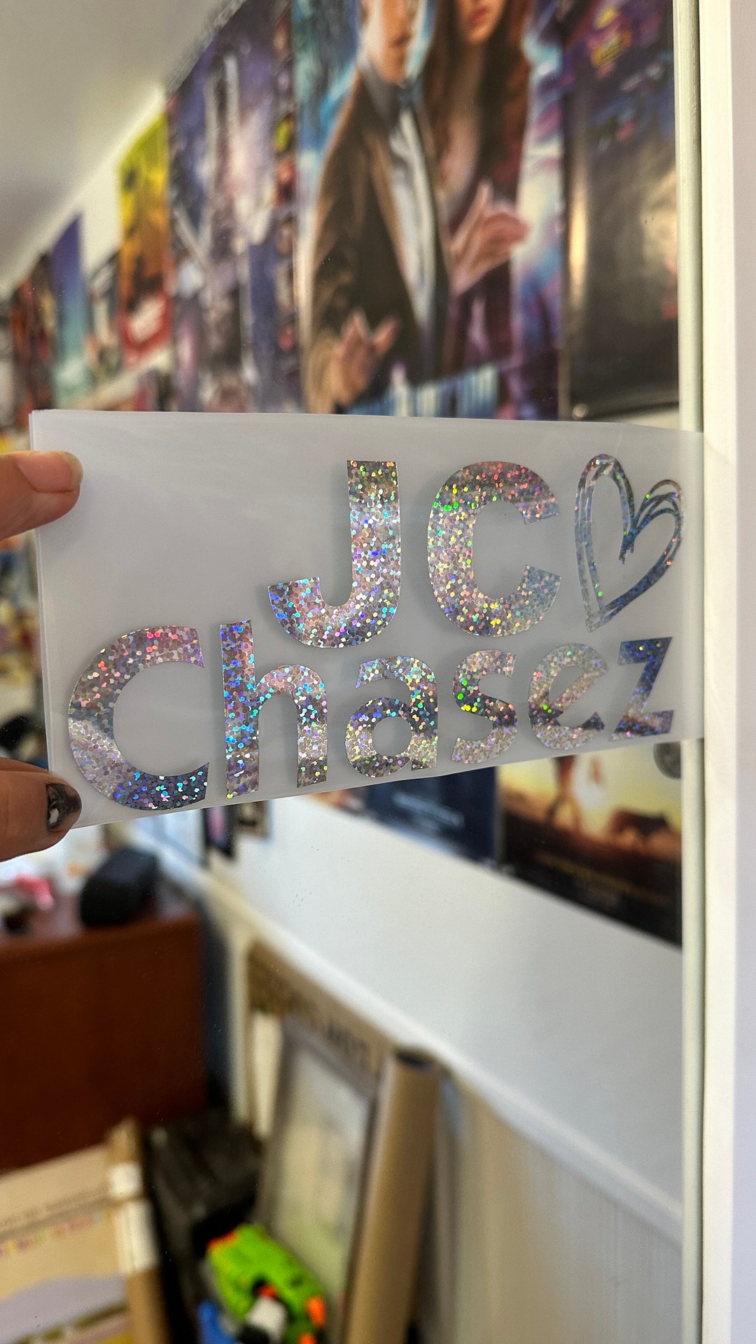 JC Chasez *NSYNC Heart Vinyl Decal - Etsy