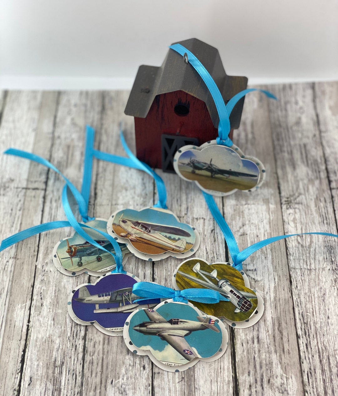 Military Planes Gift Tags Vintage Upcycled Ephemera - Etsy
