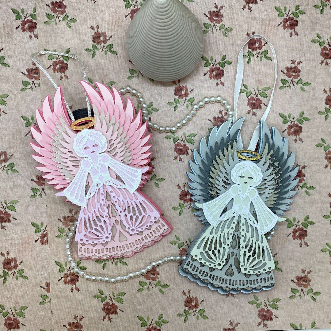 Lace Angel 3D Layered Paper Ornament Gift - Etsy