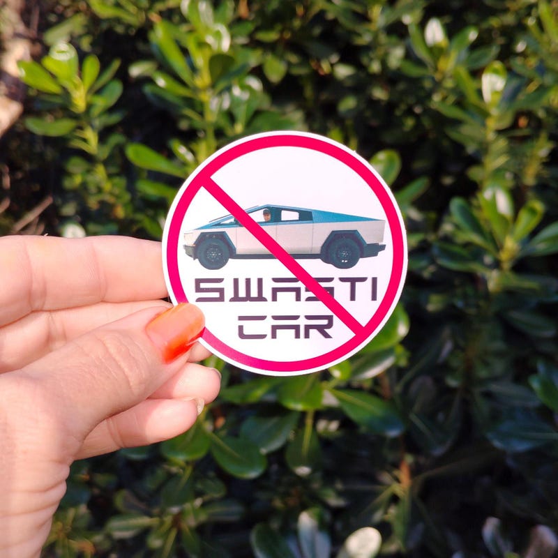 Swasticar Sticker - Etsy