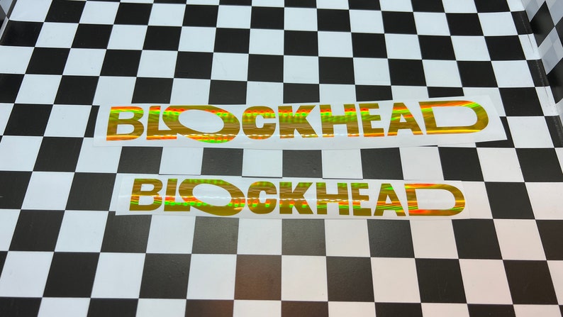 NKOTB Blockhead Holographic Solid or Glitter Colors Vinyl - Etsy