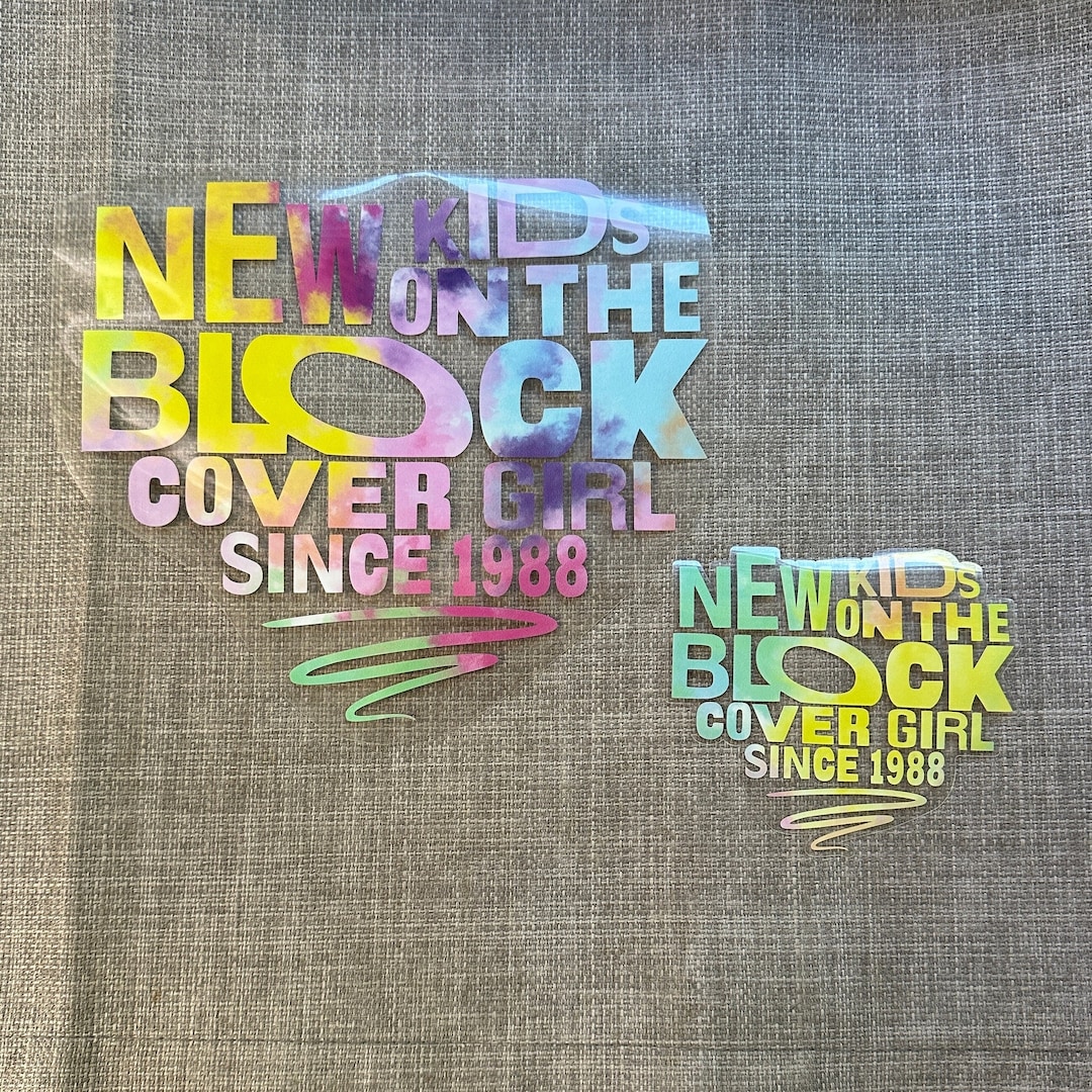 NKOTB New Kids on the Block Cover Girl Heart Iron on HTV Decal - Etsy