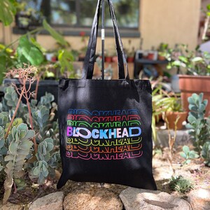 NKOTB New Kids on the Block Blockhead Neon Tote Bag - Etsy