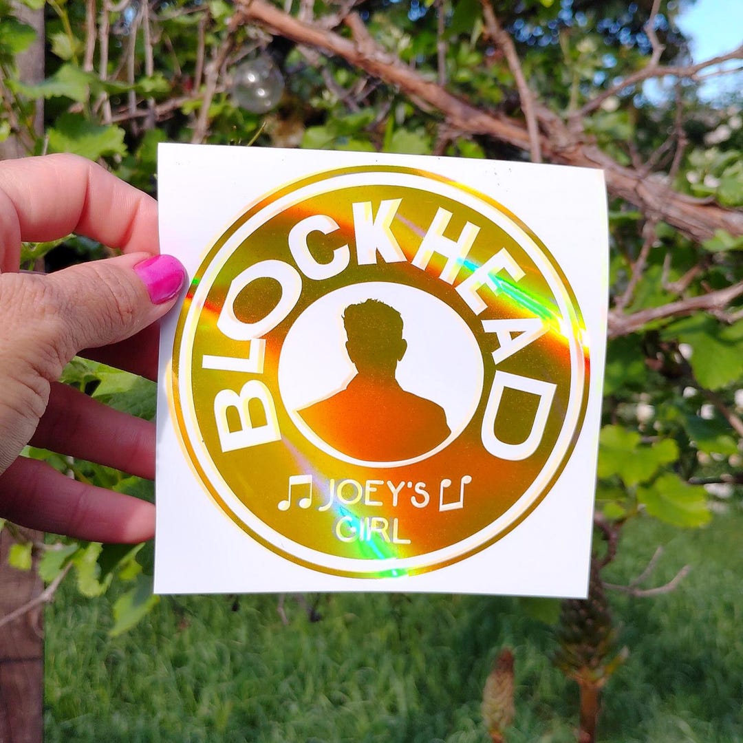 Blockhead NKOTB New Kids on the Block Starbucks Cup Label Vinyl Decal ...