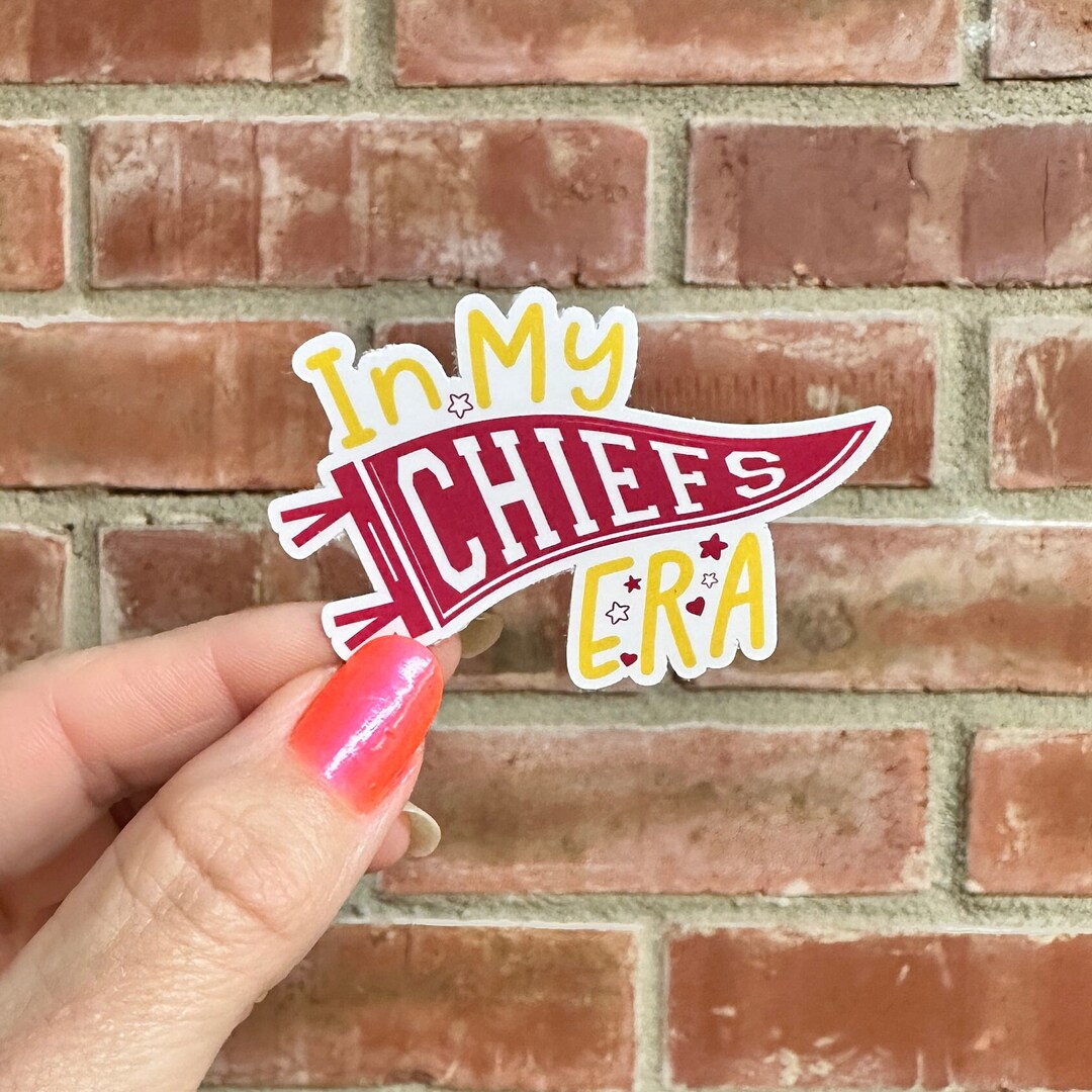 In My Chiefs Era Pennant Swiftie Superbowl Sticker - Etsy