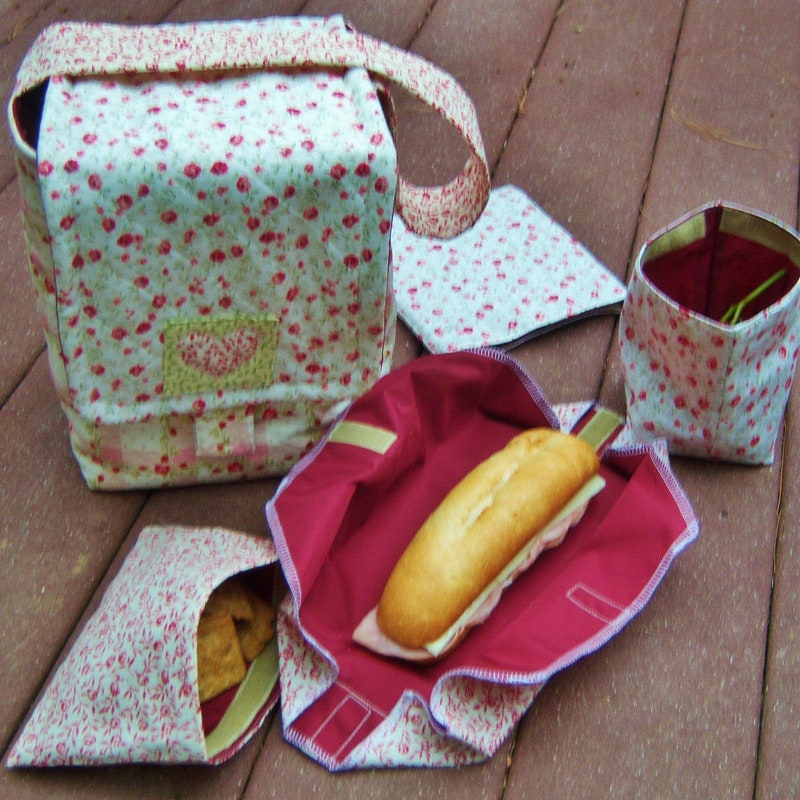 Lunch Bag Pattern - Etsy
