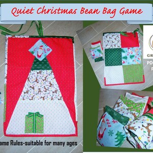 Instant Download: New Quiet Christmas Holiday Bean Bag Game DIY ...